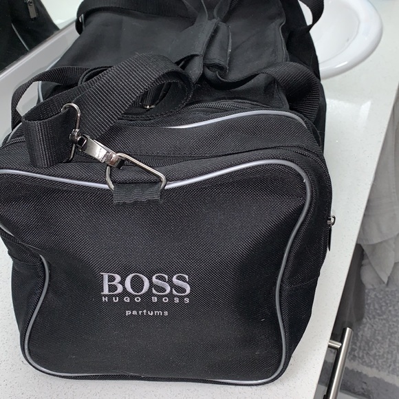 Hugo Boss | Bags | Like New Hugo Boss Gym Bag 24x8x8 Black In Colour ...